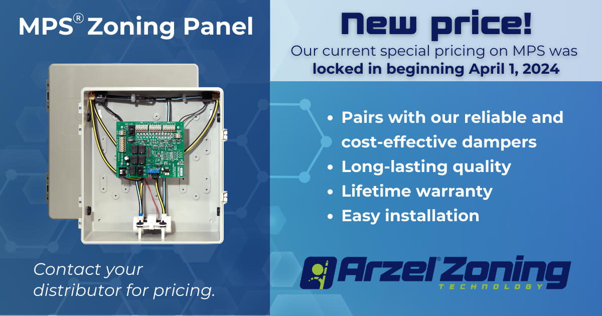 Price for the MPS Zoning Panel - Arzel Zoning