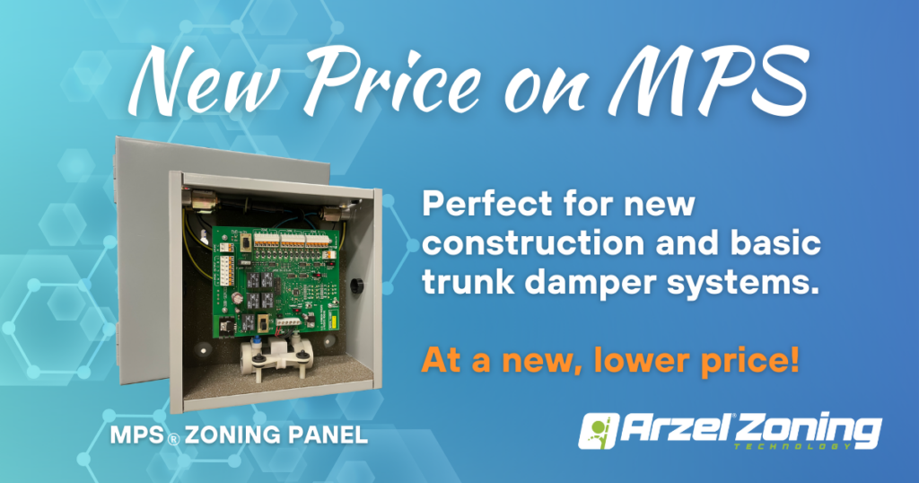 New Price for the MPS Zoning Control Panel - Arzel Zoning